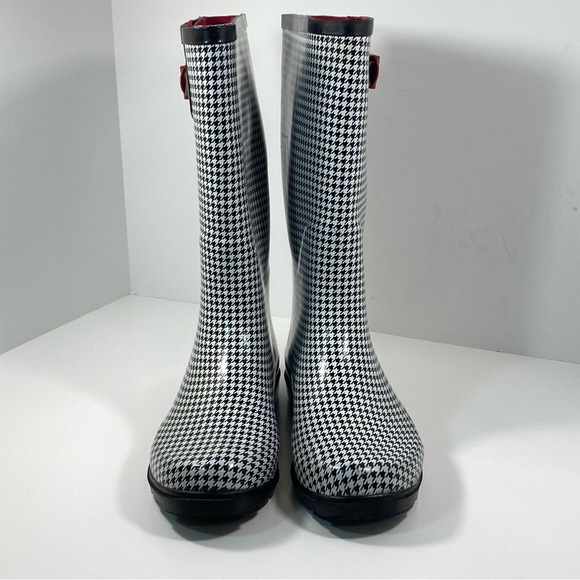 austin trading | Shoes | Austin Trading Rain Boots Womens 8 Black White ...